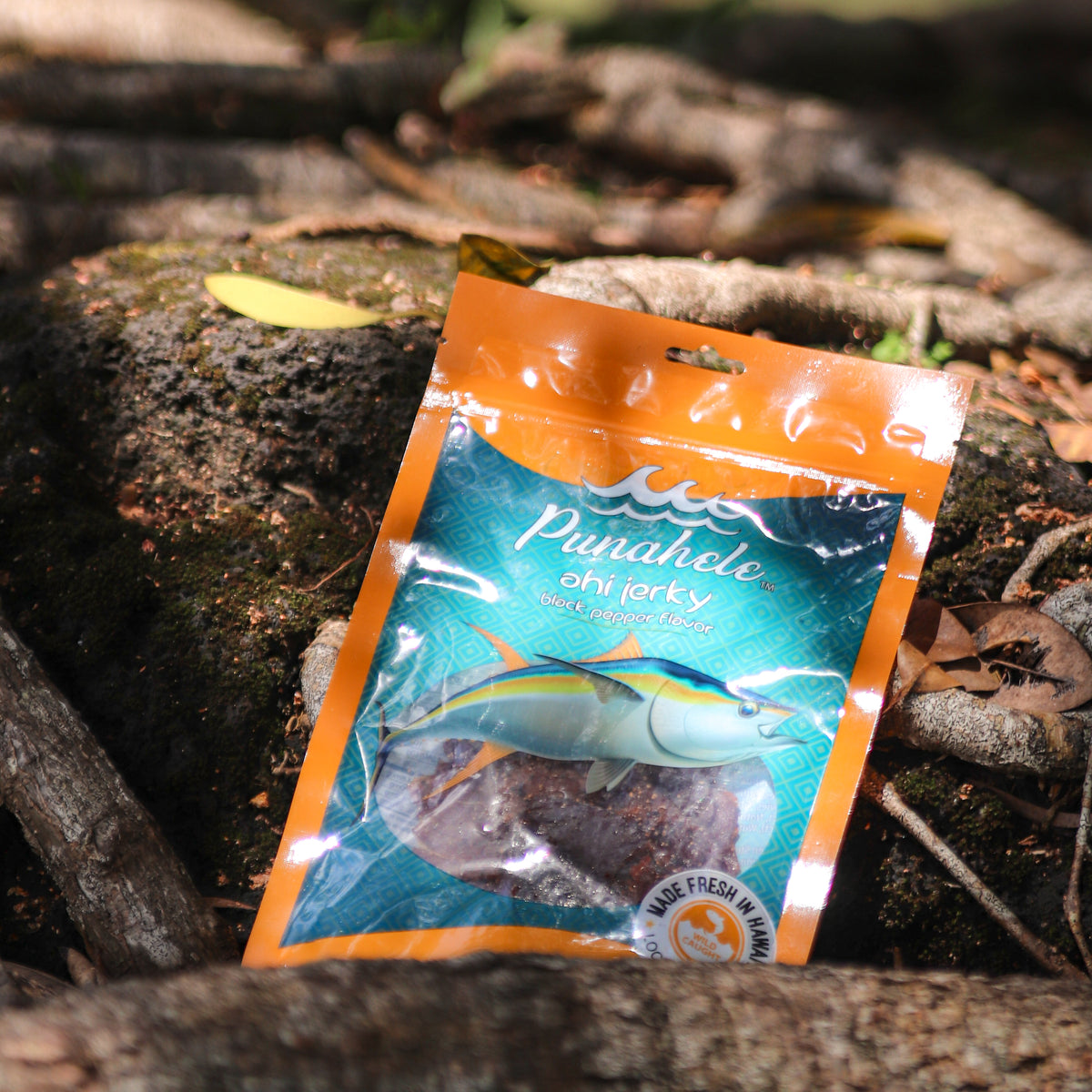 Black Pepper Ahi (Yellowfin Tuna) Jerky | Punahele Jerky Company