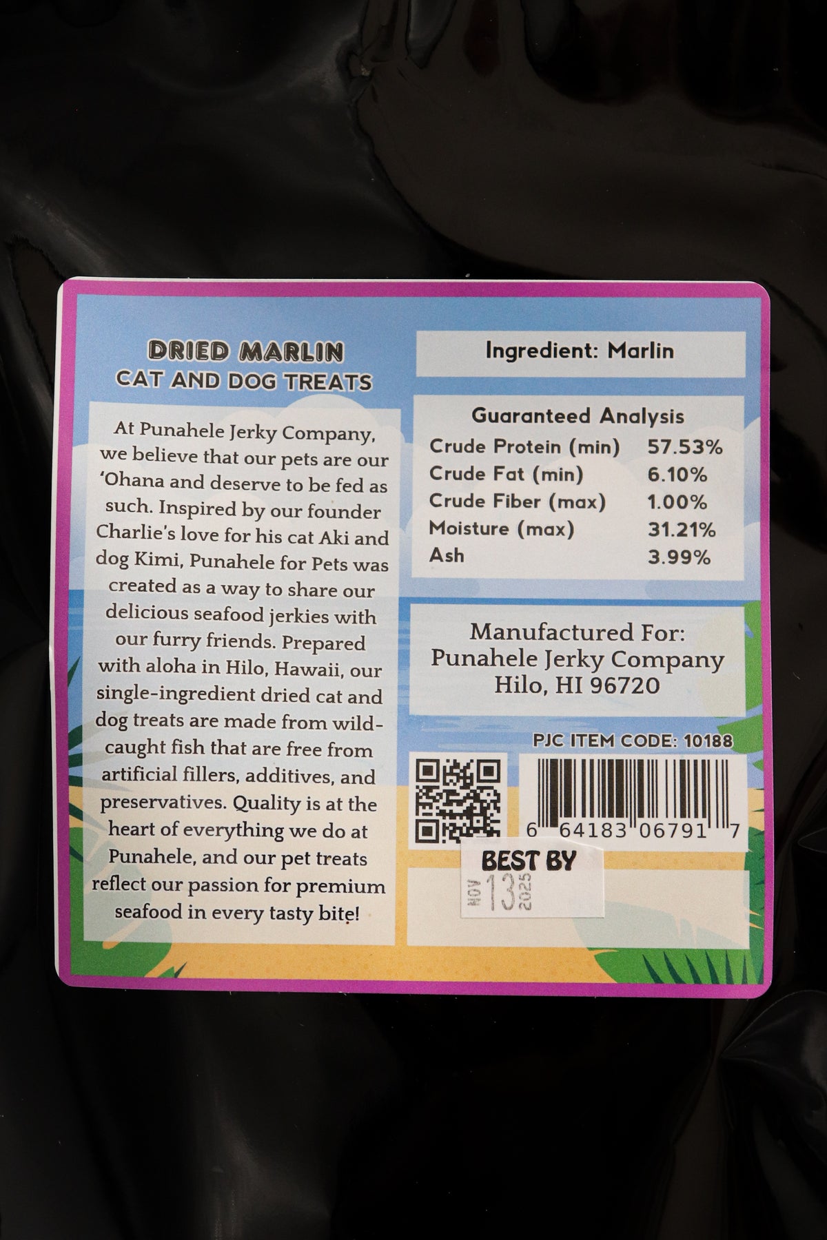 Dried Marlin Cat and Dog Treats | Punahele Jerky Company